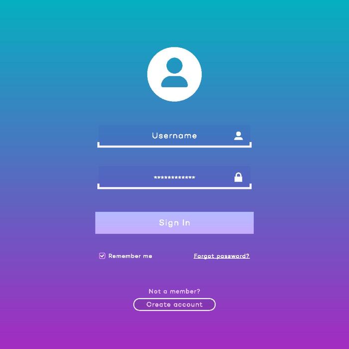 Login Page Background Vector Art, Icons, and Graphics for Free Download