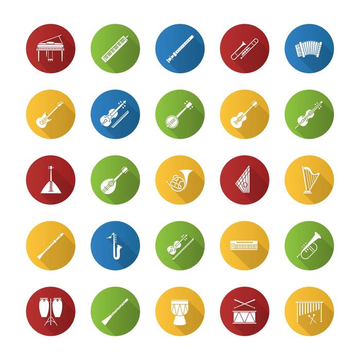 Wind Instruments Vector Art, Icons, and Graphics for Free Download