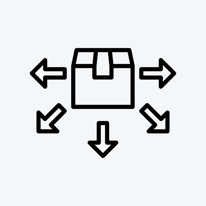 Distribution Icon Vector Art, Icons, and Graphics for Free Download
