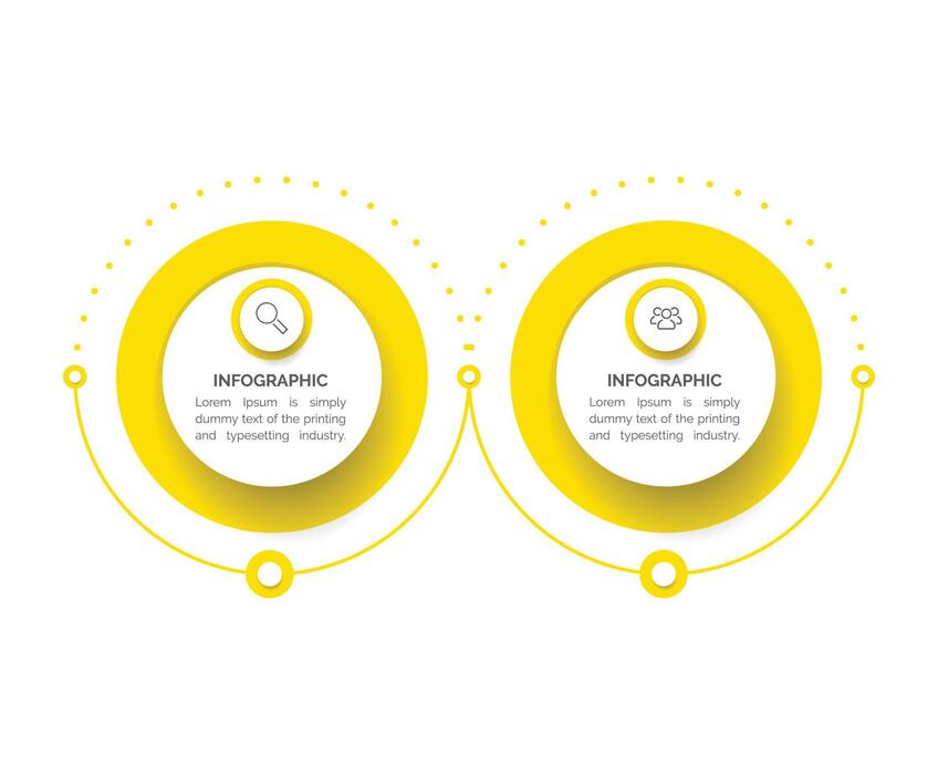 2 Point Infographic Vector Art, Icons, and Graphics for Free Download