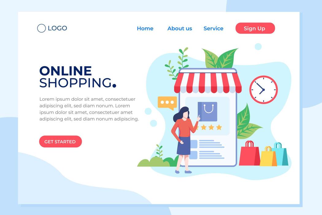 E Commerce Background Vector Art, Icons, and Graphics for Free Download