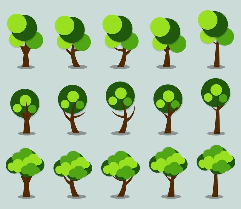 Tree Symbol Vector Art, Icons, and Graphics for Free Download