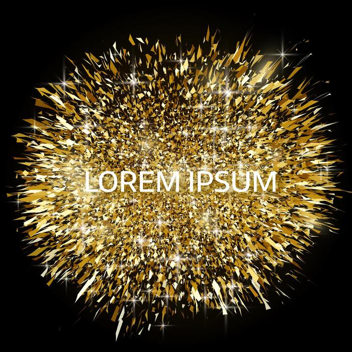 Gold Glitter Vector Art, Icons, and Graphics for Free Download