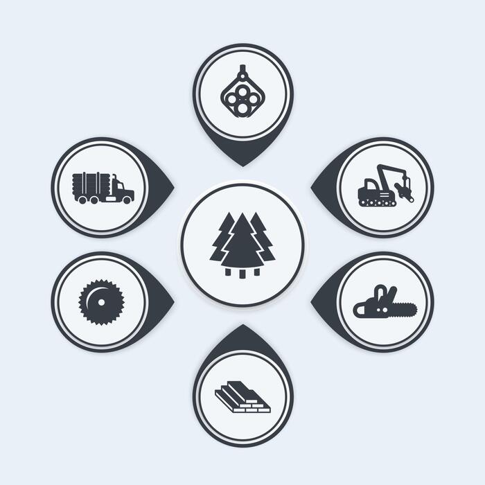 Logging Vector Art, Icons, and Graphics for Free Download