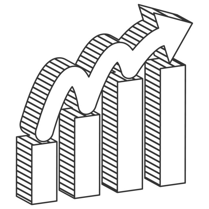 Decreasing Graph Vector Art, Icons, and Graphics for Free Download