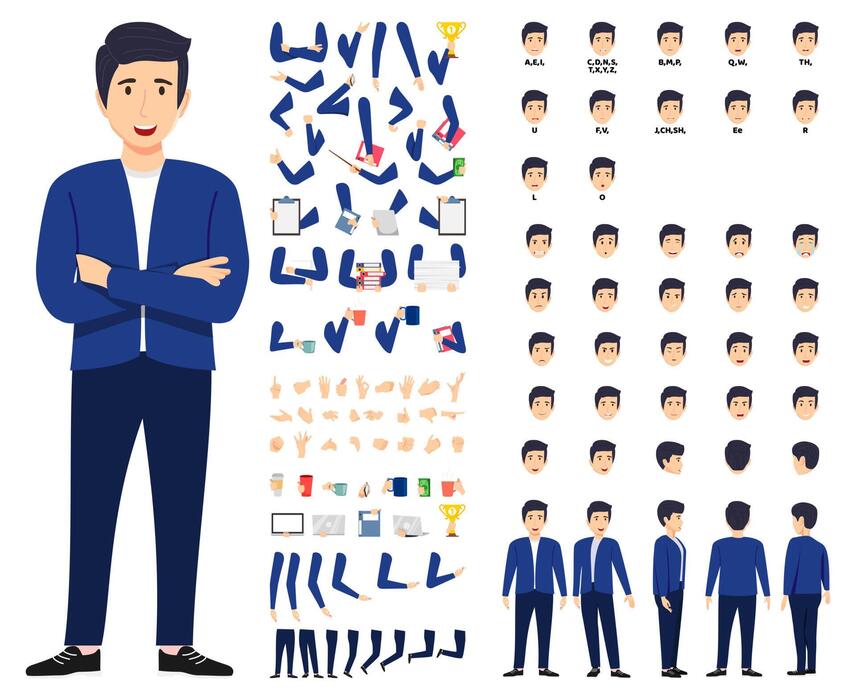 Character Animation Vector Art, Icons, and Graphics for Free Download