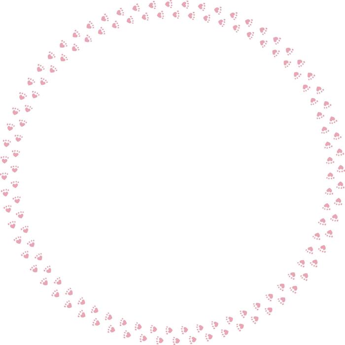 Pink Round Frame Vector Art, Icons, and Graphics for Free Download