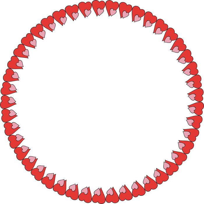 Heart Circle Vector Art, Icons, and Graphics for Free Download