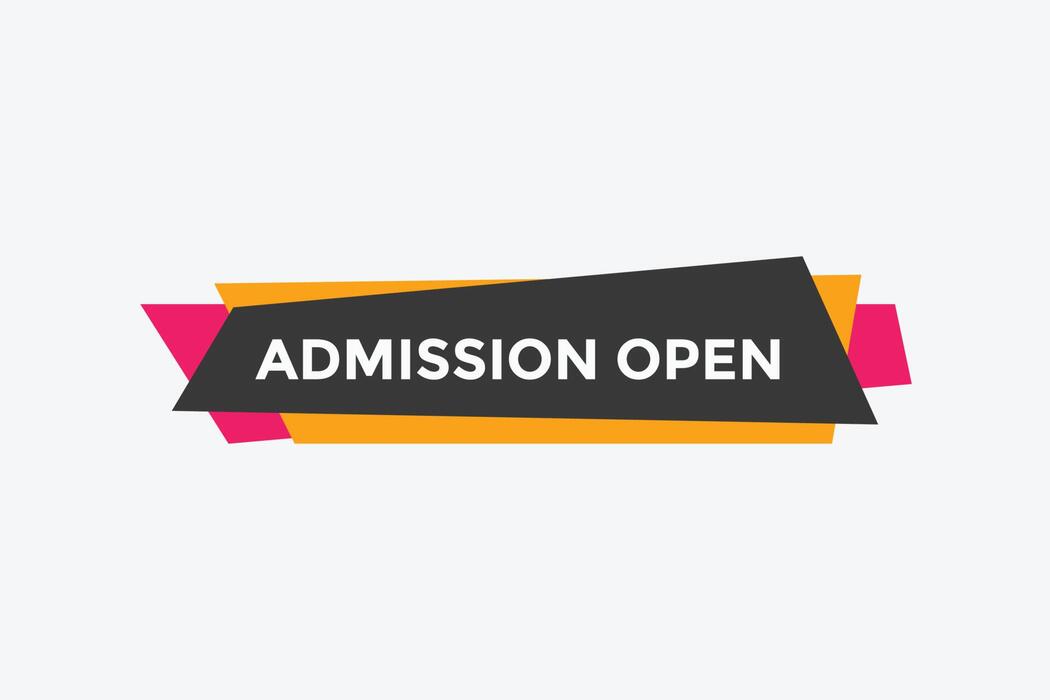 Admission Open Text Vector Art, Icons, and Graphics for Free Download