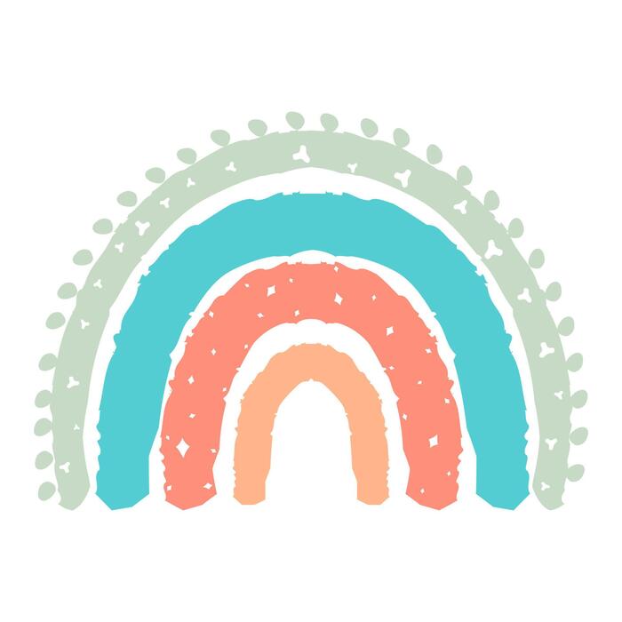 Boho Rainbow Vector Art, Icons, and Graphics for Free Download