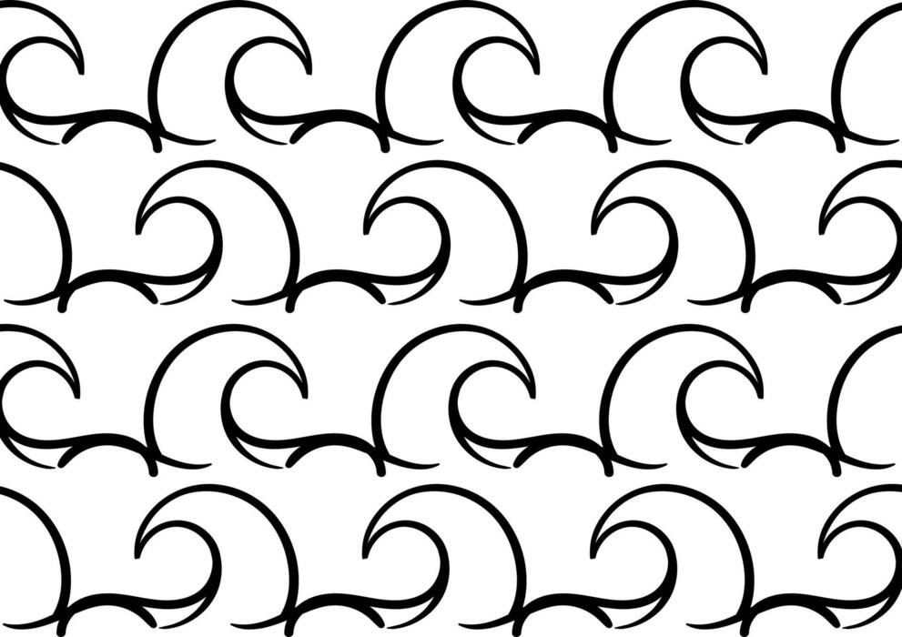 Repeating Wave Vector Art, Icons, and Graphics for Free Download