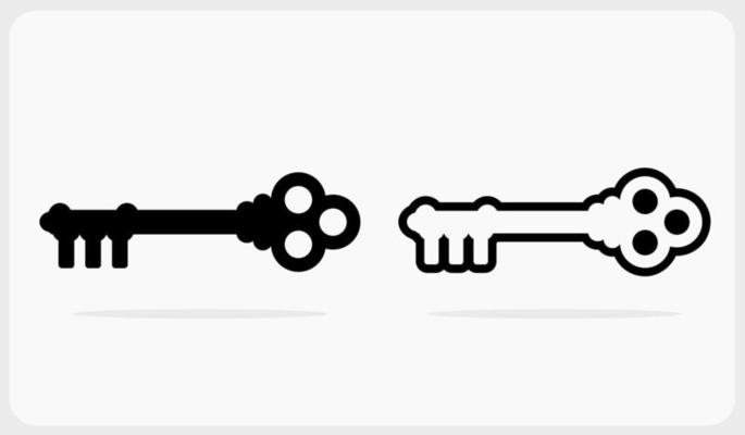 Key Silhouette Vector Art, Icons, and Graphics for Free Download