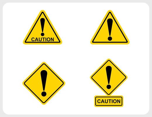 Caution Vector Art, Icons, and Graphics for Free Download