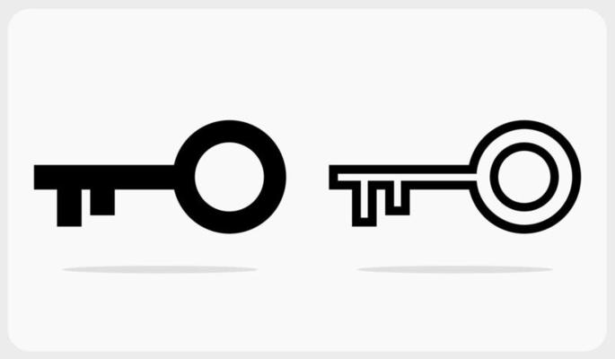 Key Silhouette Vector Art, Icons, and Graphics for Free Download