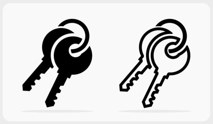 Key Silhouette Vector Art, Icons, and Graphics for Free Download