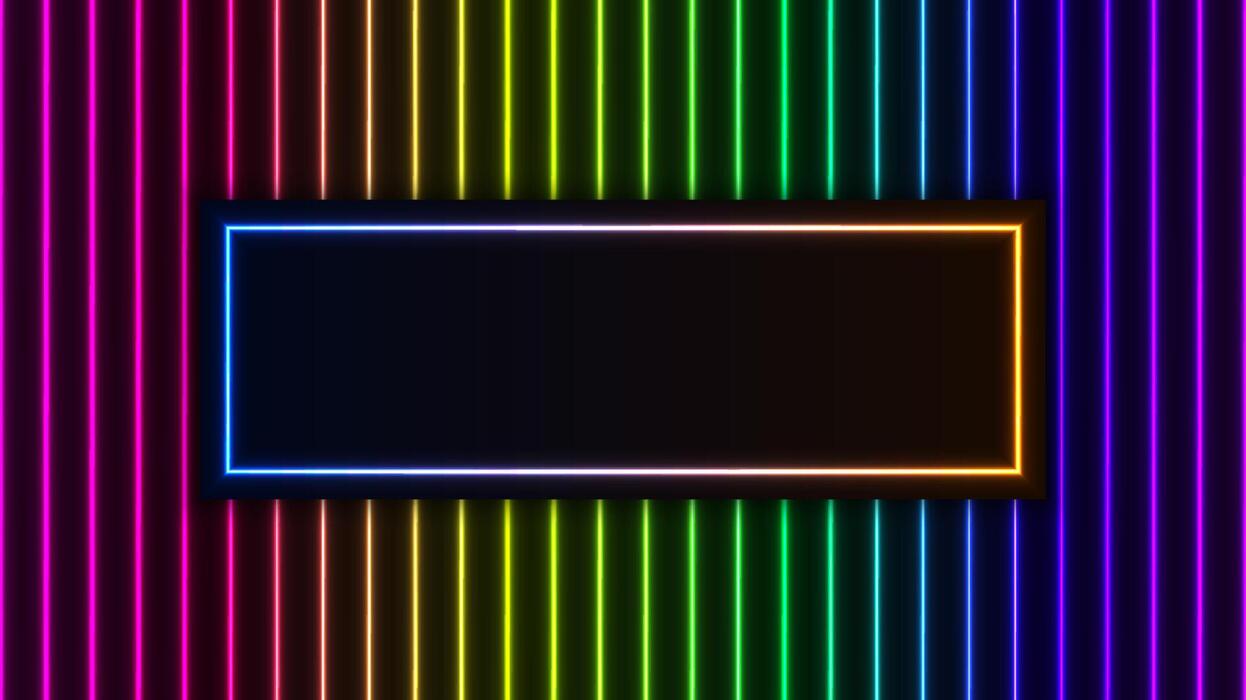 Neon Rainbow Vector Art, Icons, and Graphics for Free Download