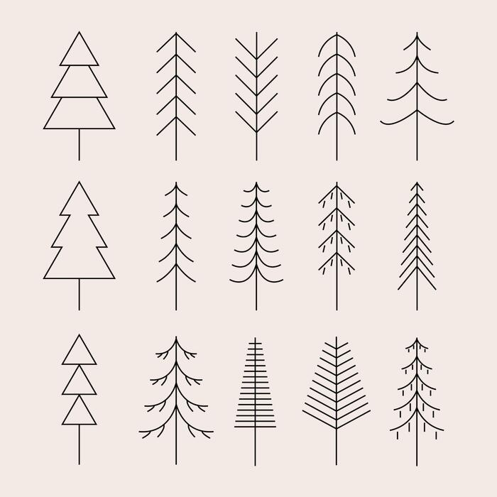 Minimal Tree Vector Art, Icons, and Graphics for Free Download