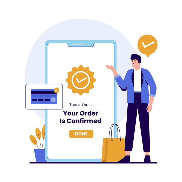 Order Confirmation Vector Art, Icons, and Graphics for Free Download