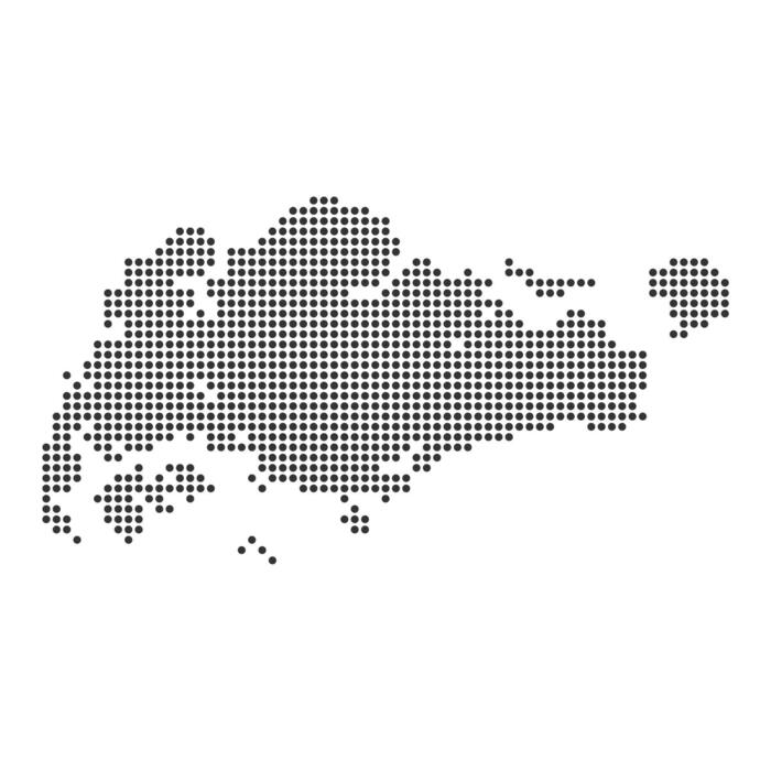 Dotted Asia Map Vector Art, Icons, and Graphics for Free Download