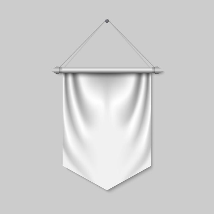 Pennant Mockup Vector Art, Icons, and Graphics for Free Download