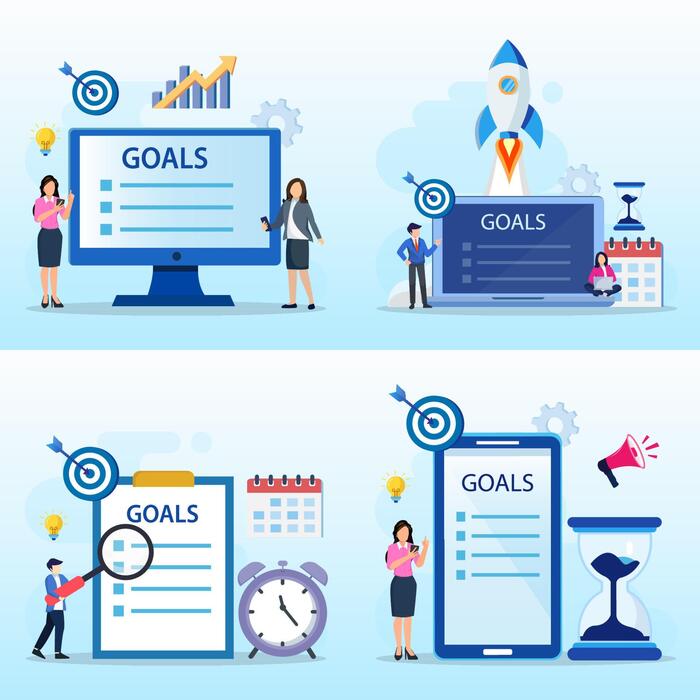 Goals And Objectives Vector Art, Icons, and Graphics for Free Download