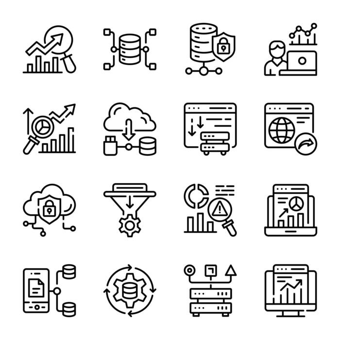 Data Management Icon Vector Art, Icons, and Graphics for Free Download