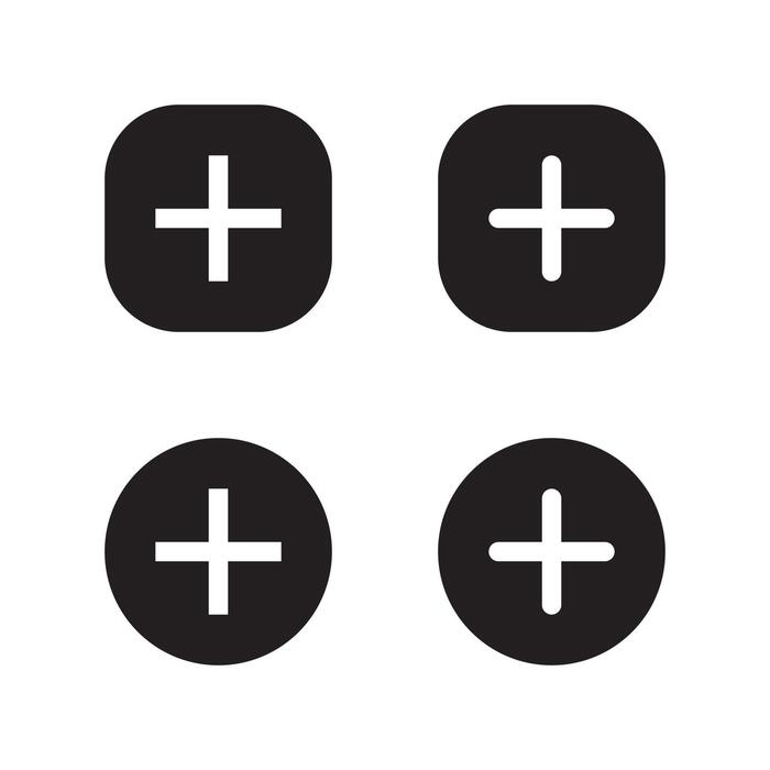 Plus Button Vector Art, Icons, and Graphics for Free Download