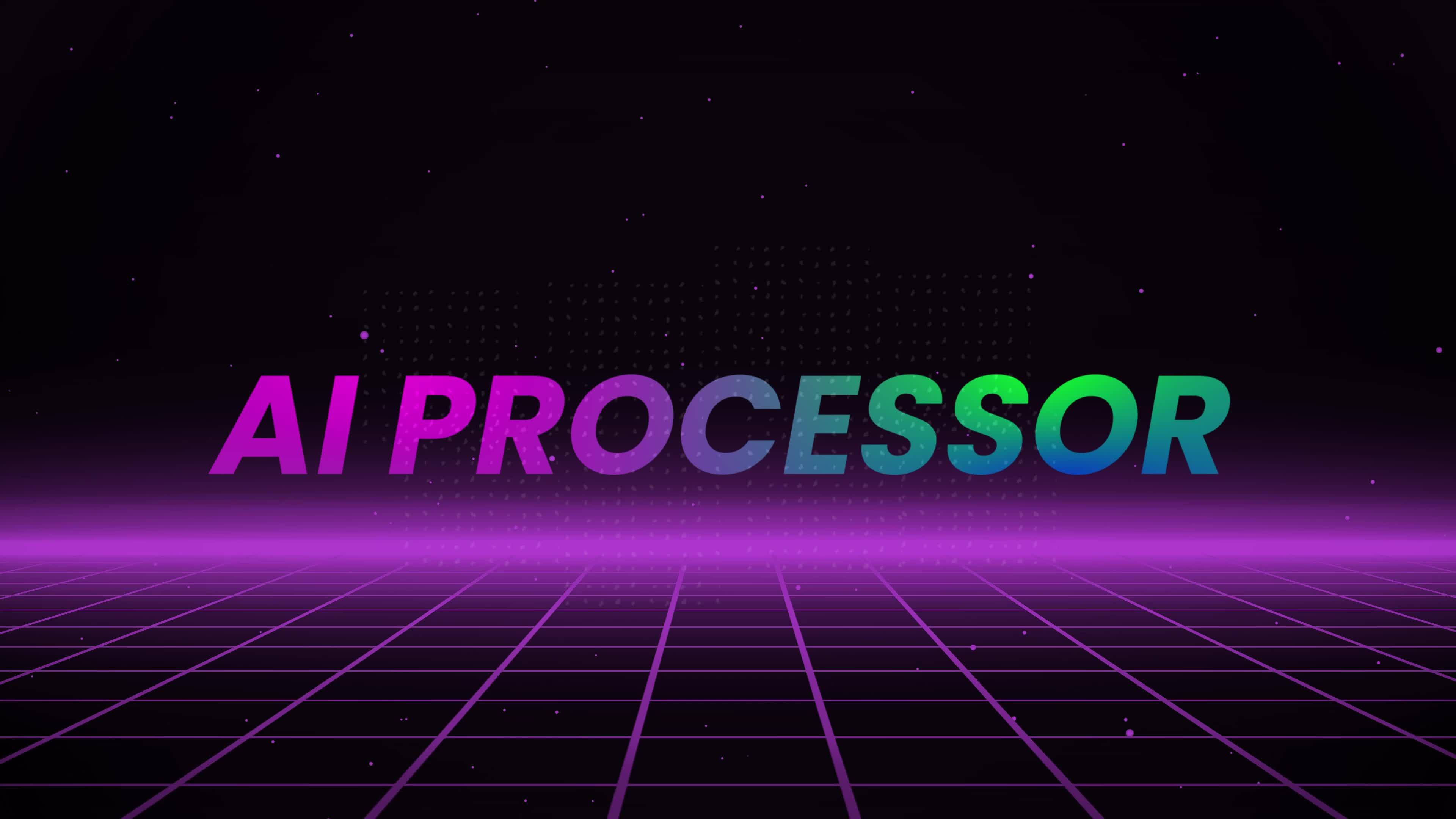 AI Processor Text Animation Background V1.1 8103680 Stock Video at Vecteezy