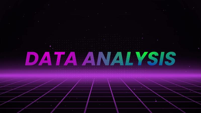 Data Analysis Text Animation Background V1.1 8103688 Stock Video at ...