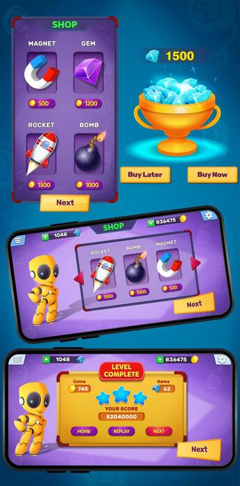 Game Screen Vector Art, Icons, and Graphics for Free Download