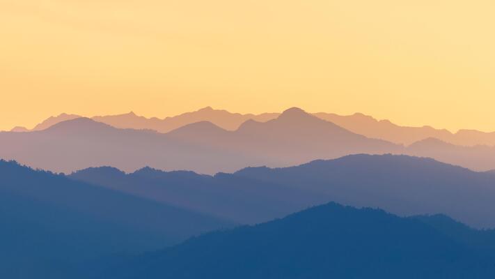 Mountain Range Silhouette Stock Photos, Images and Backgrounds for Free ...