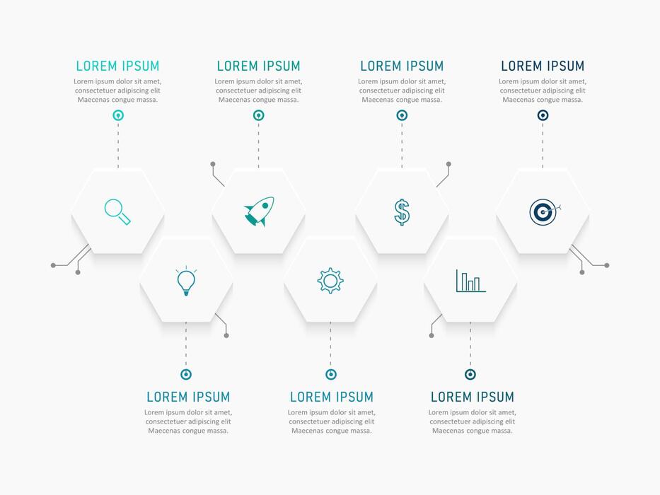 Infographic 7 Vector Art, Icons, and Graphics for Free Download