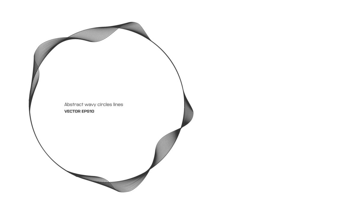 Wavy Circle Vector Art, Icons, and Graphics for Free Download