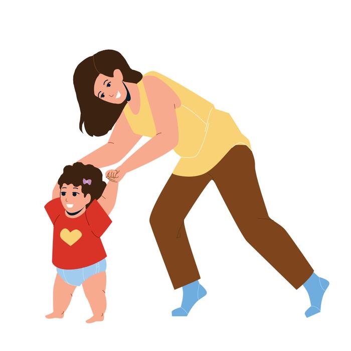 Baby Walking Vector Art, Icons, and Graphics for Free Download
