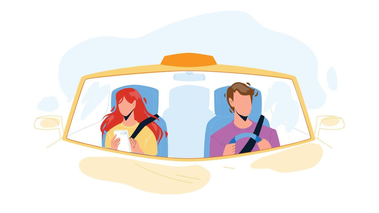 Distracted Driving Vector Art, Icons, and Graphics for Free Download