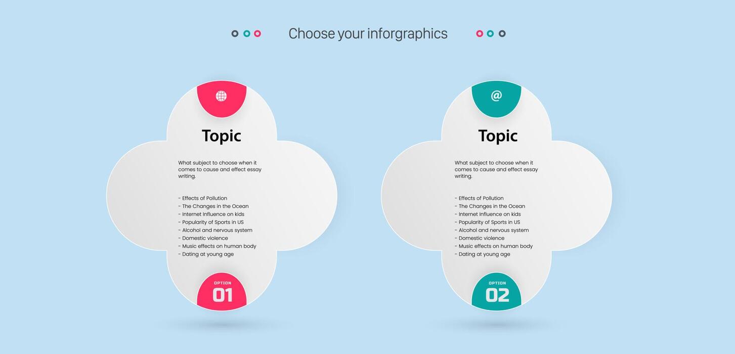 Comparison Infographic Vector Art, Icons, and Graphics for Free Download