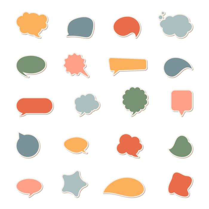 Speech Bubbles Vector Art, Icons, and Graphics for Free Download