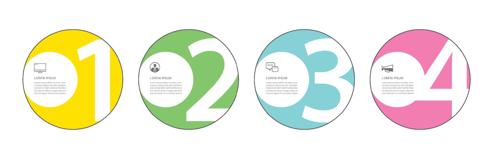 Numbers In Circles Vector Art, Icons, and Graphics for Free Download