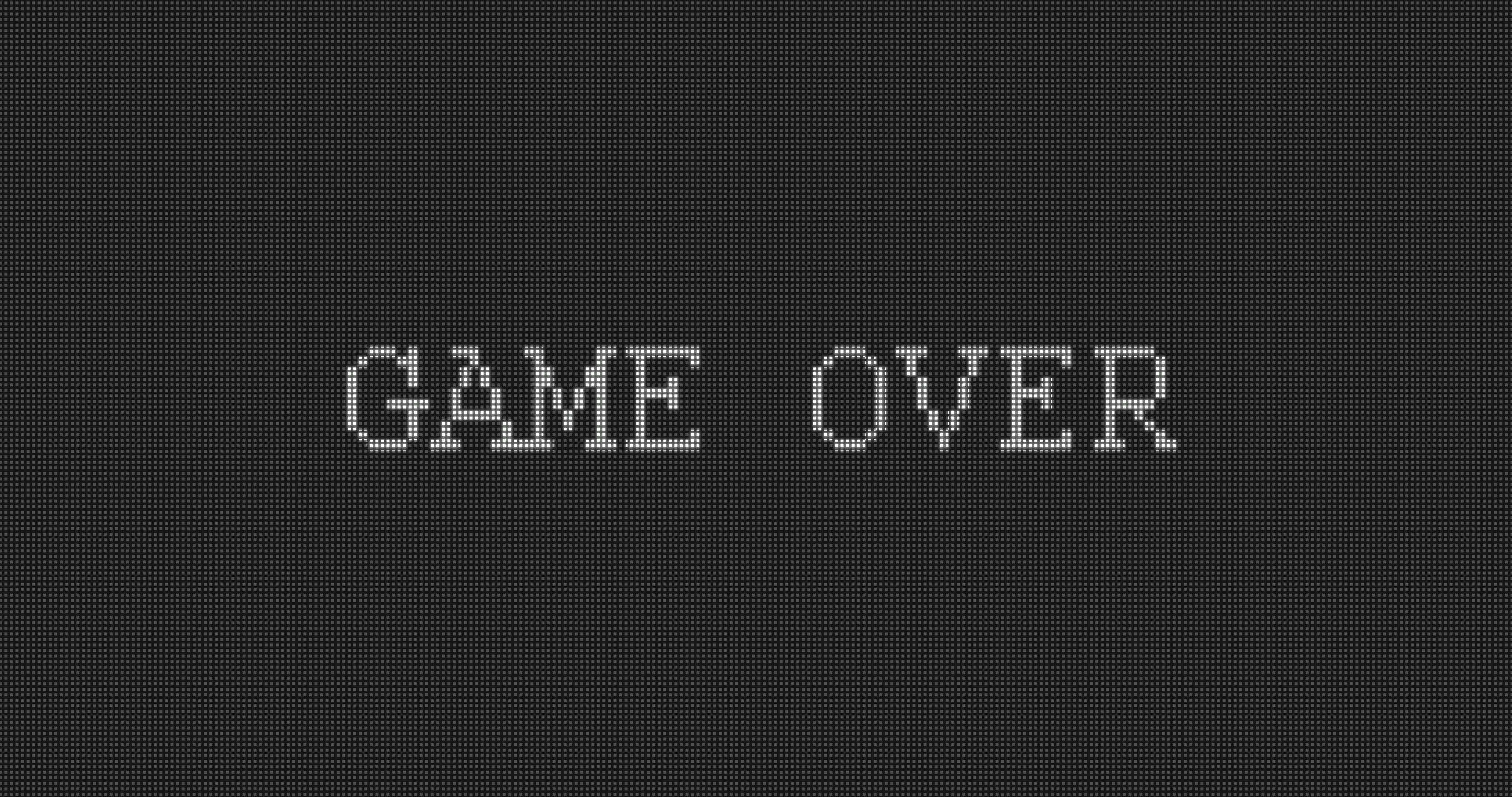 Pixel screen with game over text 8428723 Stock Video at Vecteezy Pixel screen with game over text 8428723 Stock Video at Vecteezy