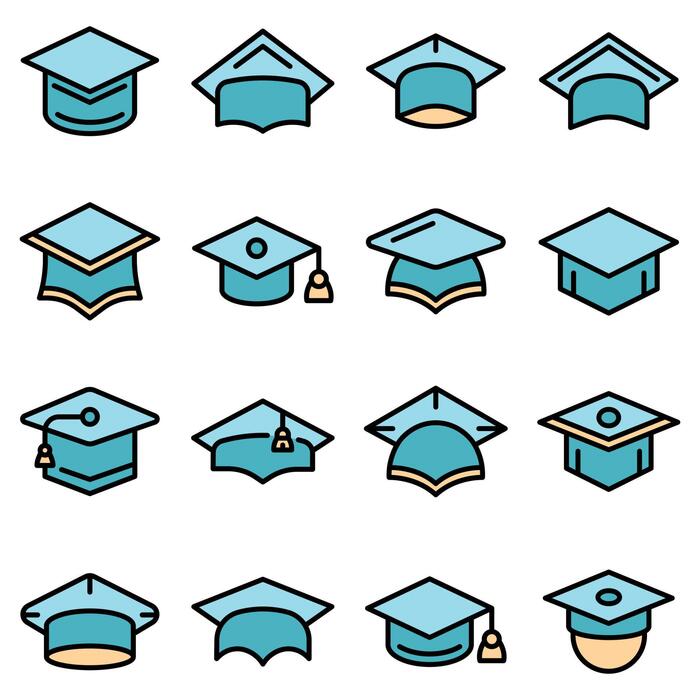 Graduation Hat Vector Art, Icons, and Graphics for Free Download