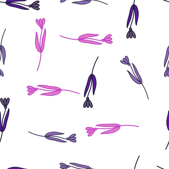 Lavender Flower Pattern Vector Art, Icons, and Graphics for Free Download