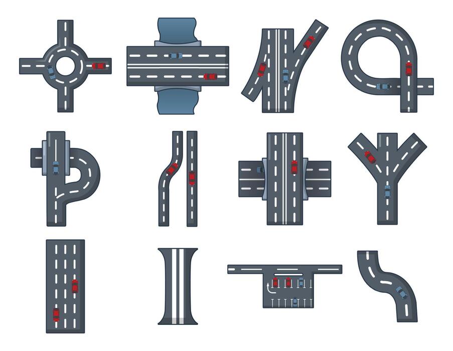 City Road Vector Art, Icons, and Graphics for Free Download