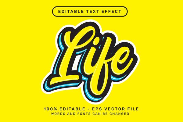 3d Text Vector Art, Icons, and Graphics for Free Download