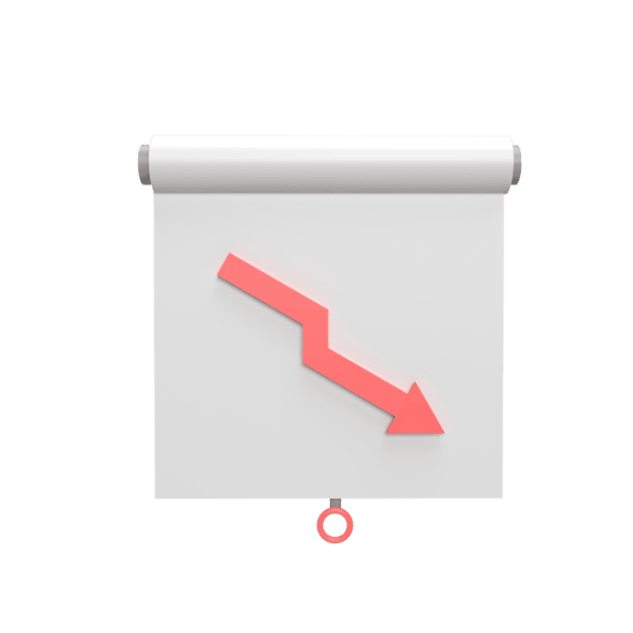 3d Decreasing Graph PNGs for Free Download