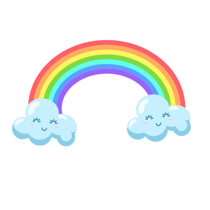 Rainbow Cartoon PNGs for Free Download