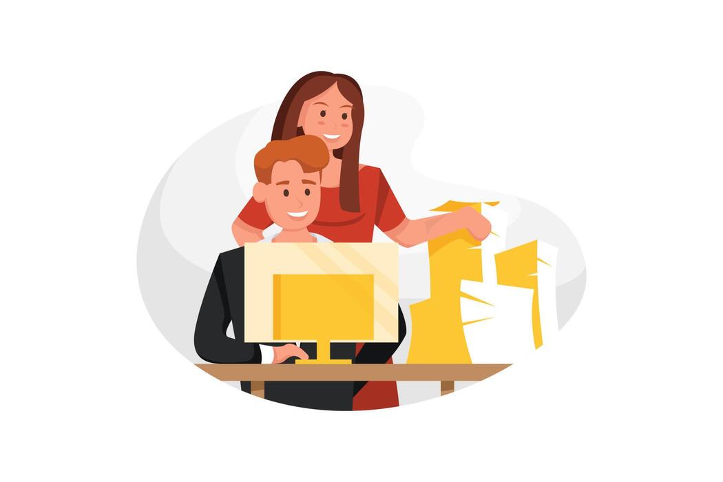 Man Computer Vector Art, Icons, and Graphics for Free Download