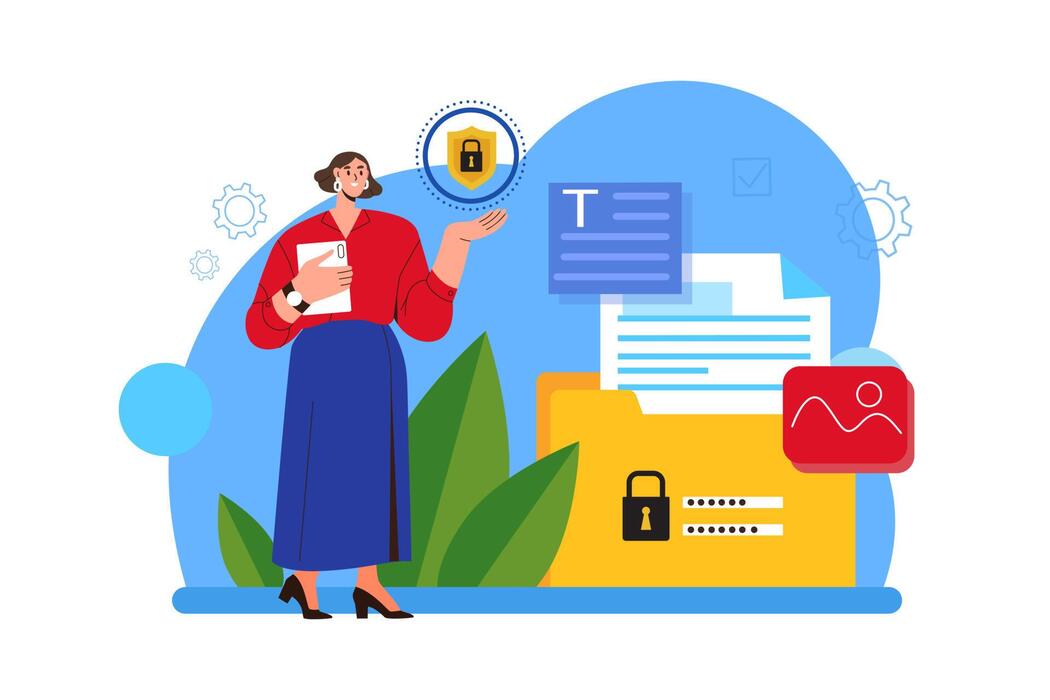 Document Management System Vector Art, Icons, and Graphics for Free ...