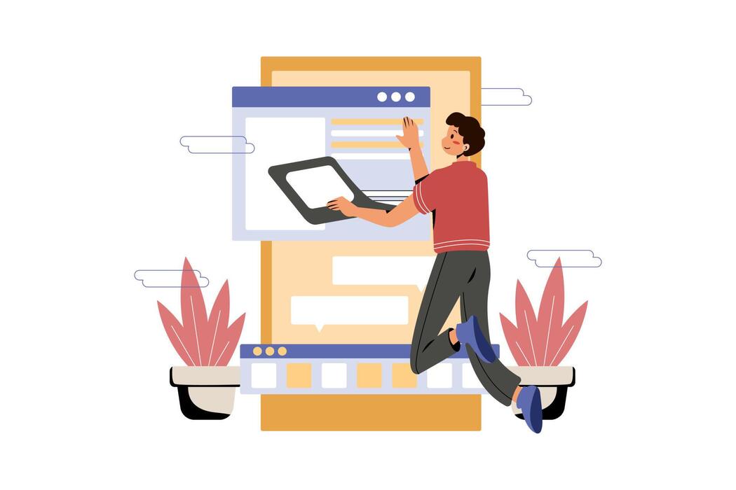 Website Cartoon Vector Art, Icons, and Graphics for Free Download