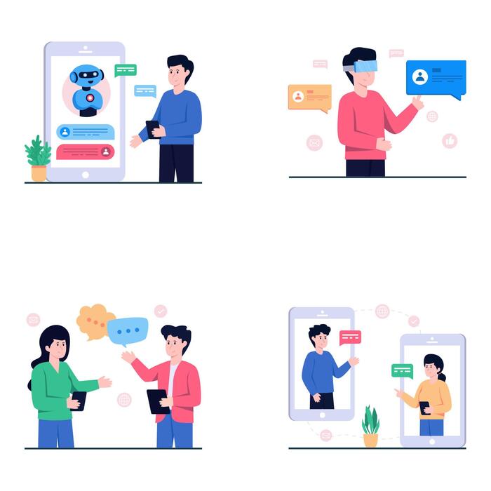 Social Interaction Vector Art, Icons, and Graphics for Free Download