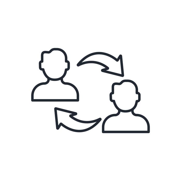 Two Way Communication Vector Art, Icons, and Graphics for Free Download